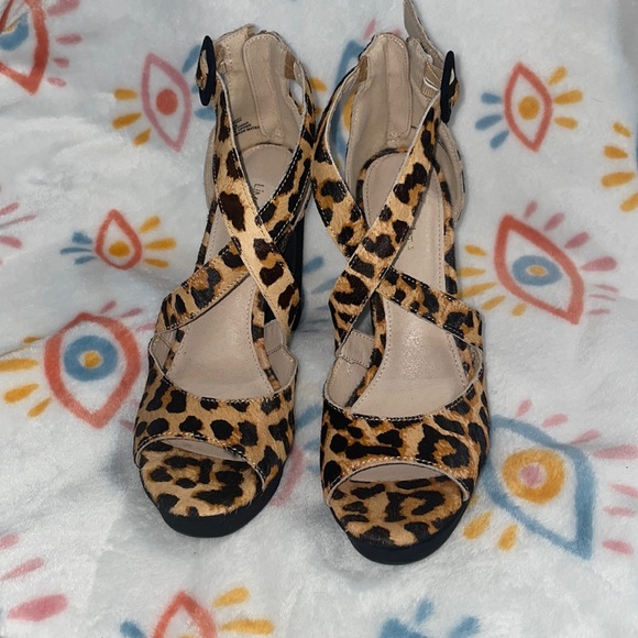 Limelight | Shoes | Limelight Womens Lyanna Platform Peep Toe Block ...